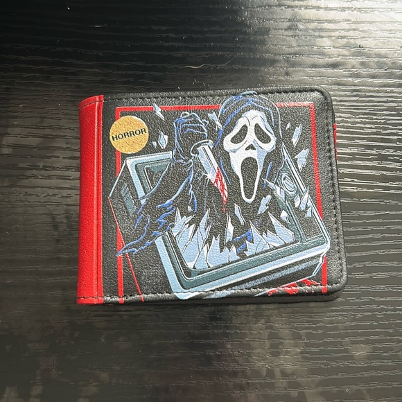 Bags | Ghostface Faux Leather Wallet | Poshmark